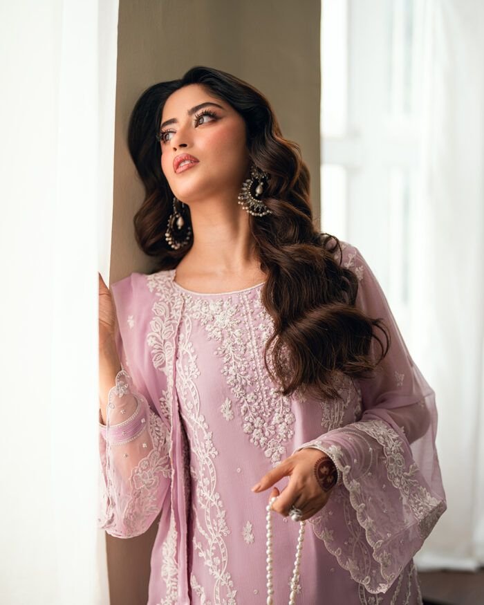 Eid Fit Lavender Bloom D28 | Hoor Style